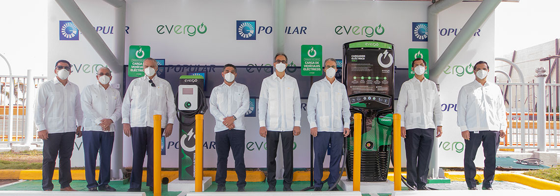 Inauguran primera estación de carga Evergo en la Torre Popular
